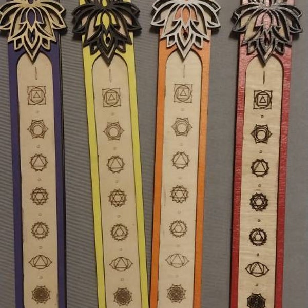 Lotus Mandala and Chakras Incense Holder Project LIGHTBURN, Svg, Ai, Cdr, Laser Digital Files ...