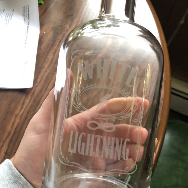 Custom Etched Infinity Bottle - Etsy