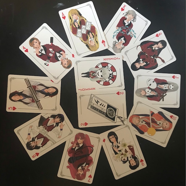 Kakegurui Playing Cards 54-card Deck - Etsy