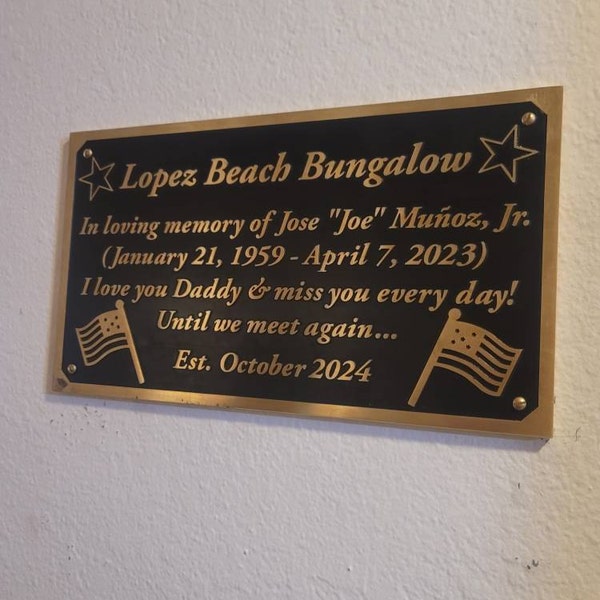 Cast Brass Custom Signs & Plaques - Unlacquered Wall Plaque ...