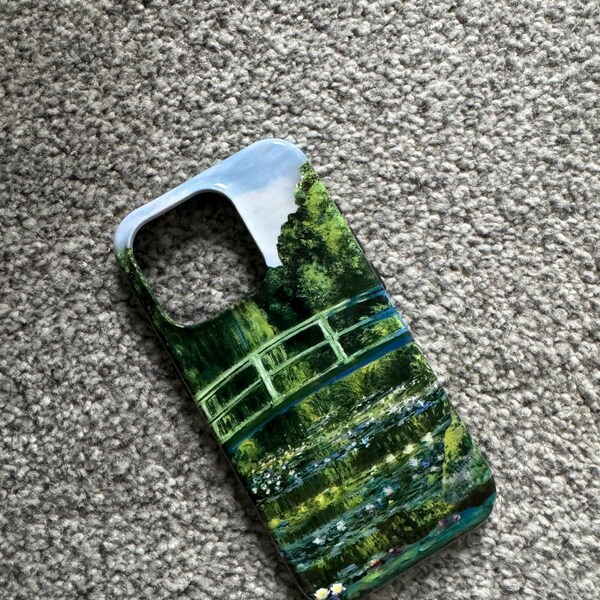 Stained Glass Phone Case Ocean Waves Colorful Sun Art Nature Inspired ...