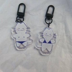 Kewpie Angel and Devil Acrylic Keychains - Etsy