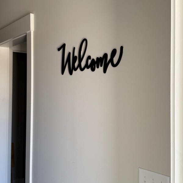 Come Home Safe Sign, Wood Word Sign, Custom Door Sign, Foyer Sign, Home ...