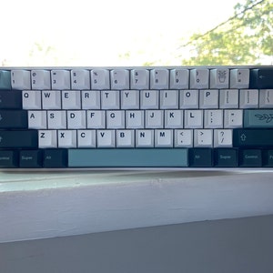 Ice Blue Personality Mechanical Keyboard Keycaps Water | Etsy