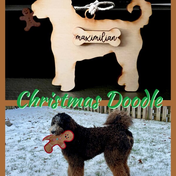 Doodle Ornament Goldendoodle Labradoodle, [personalized Name Dog Gift ...