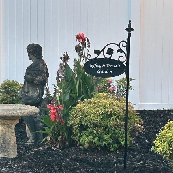 Park Ave Garden Sign - Etsy