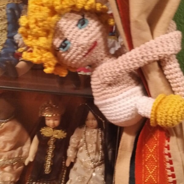 Guardian Angel - Curtain Tieback Crochet PATTERN, Right or Left Tieback ...