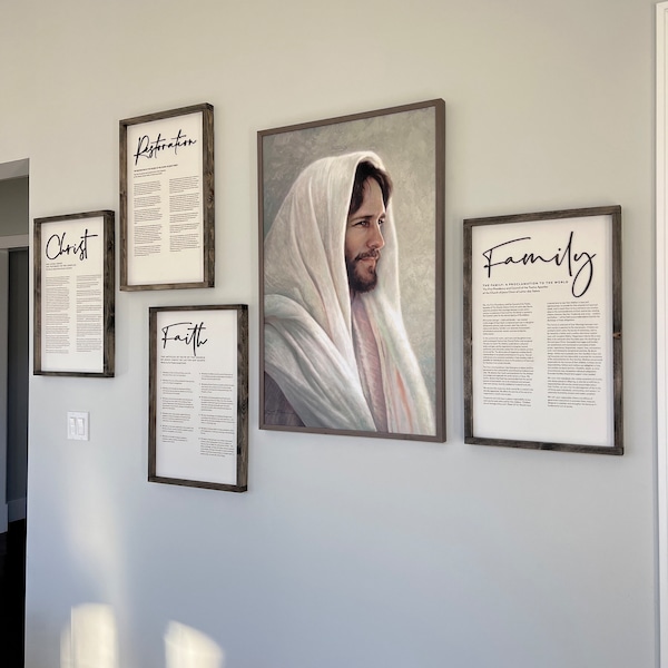 Christus Sign Set | Laser Cut Baltic Birch Wood Sign Set | Includes ALL ...