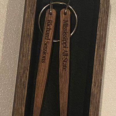 Personalized Drumstick Keychain Walnut / Personalized Drum Keychain ...