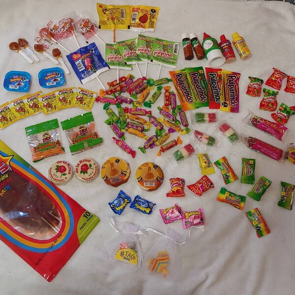 Mexican Candy, 100 Pieces Aciduladito Candy, Sour Candy, Mexican Candy ...