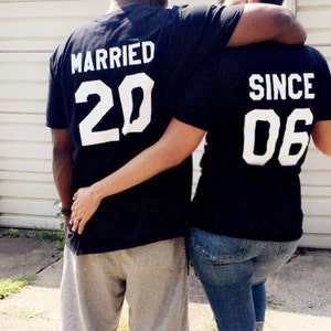 Anniversary Shirts Married Since Shirts Mr Mrs Shirts - Etsy