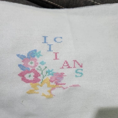 Subversive Text Cross Stitch Pattern Flower Theme Embroidery - Etsy