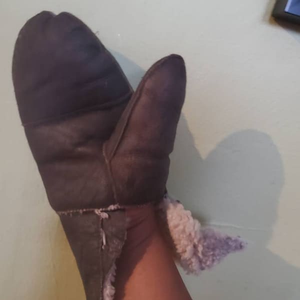 Sheepskin Shearling Mittens - Etsy