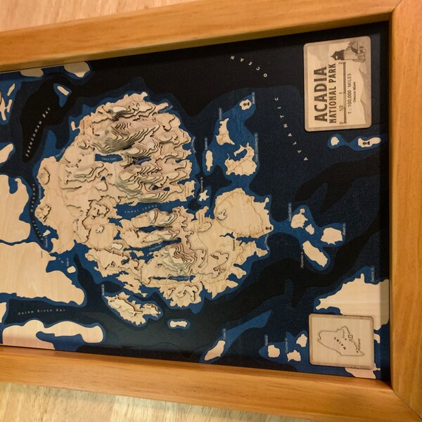 3D Wooden Arizona Hunting Territory Map | Perfect for Trophy Rooms - Etsy