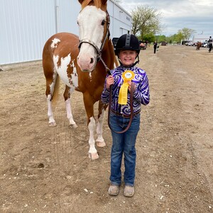 Leadline Set Colors Zip Shirt Collar Western Pleasure Rail | Etsy