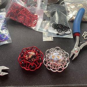 X1 KIT DNA Double Helix Inverted Spiral Chainmaille - Etsy