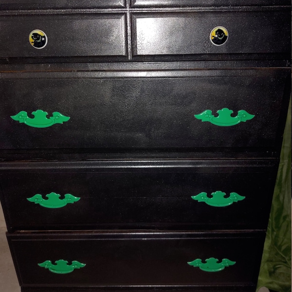 Set of 4 Boogie Man Nightmare Nightmare Before Christmas Ceramic Drawer ...
