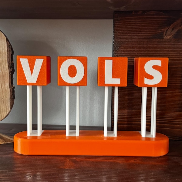 Tennessee Volunteers "vols" Letters - Iconic Stadium Replica - ***100% ...