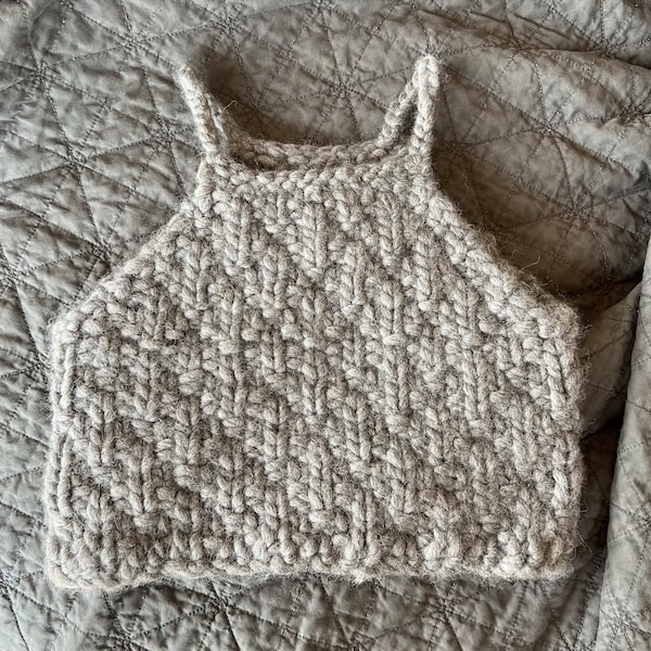 Crop It Like It's Hot Top | Digital Download | Chunky Knit Crop Top ...