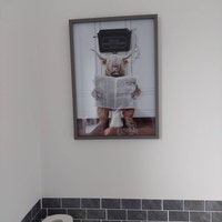 Highland Cow in a Shower Cap Print Cow Bathing Funny - Etsy UK