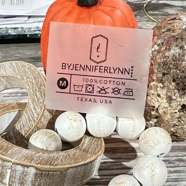 Custom Tag-less Labels + 25 Extra, Size: 2 1/2" X 2" (63 Mm X 50 Mm) - Etsy