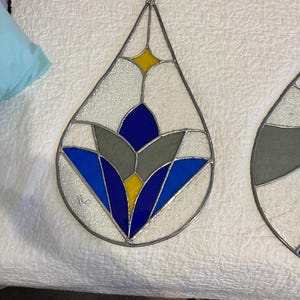 FLW frank Lloyd Wright Window Insert Stained Glass Pattern - Etsy