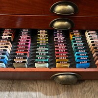 DMC Variegated Set 4000-4523 Pre-numbered Embroidery Floss Drops 84 ...