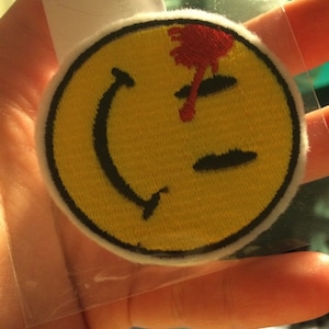 Watchmen Symbol - Iron-on Embroidered Smiley Face Patch - Etsy