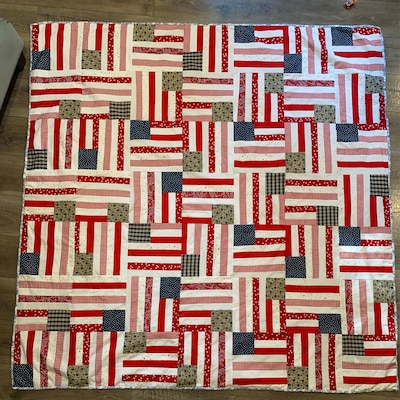 American Dream Quilt PDF Pattern, American Flag Quilt Pattern ...