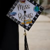 Custom "alphabet Border" Graduation Cap Topper, Teacher Graduation Cap ...