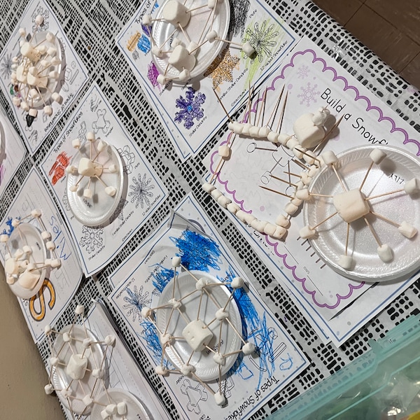 Snow Unit Study Snowflakes Printable Resources Homeschool Learning ...