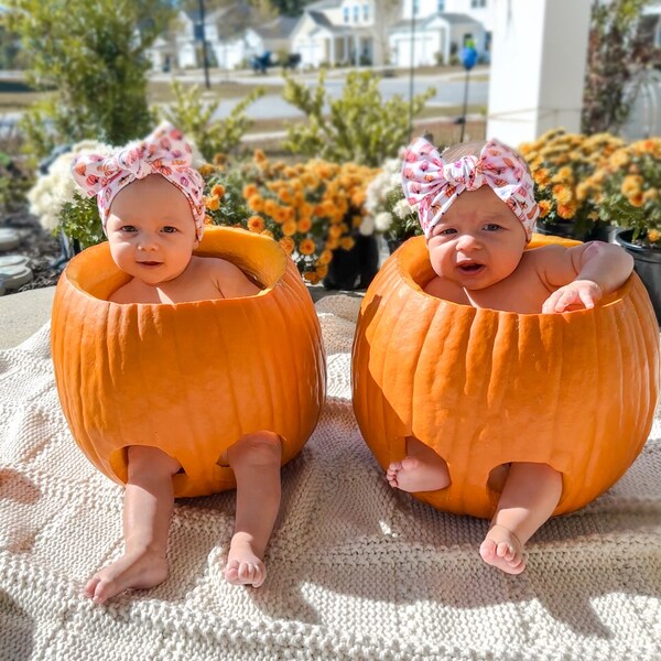 Large Fall Tinsel Hair Bow, Fall Sailor Bow, Solid Hair Bows, Girls ...