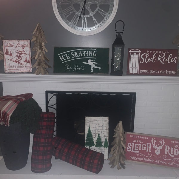 Rustic Fall Wooden Sign / Sage Green Fall Sign Decor / Autumn Breeze ...