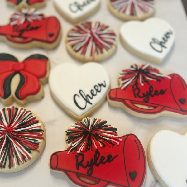 Cheer Megaphone & Pompom Cookie Cutter - Etsy