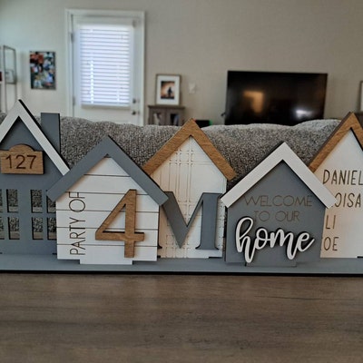 Blue Door Hanger Bluey Decor Home Door Handmade Signs - Etsy