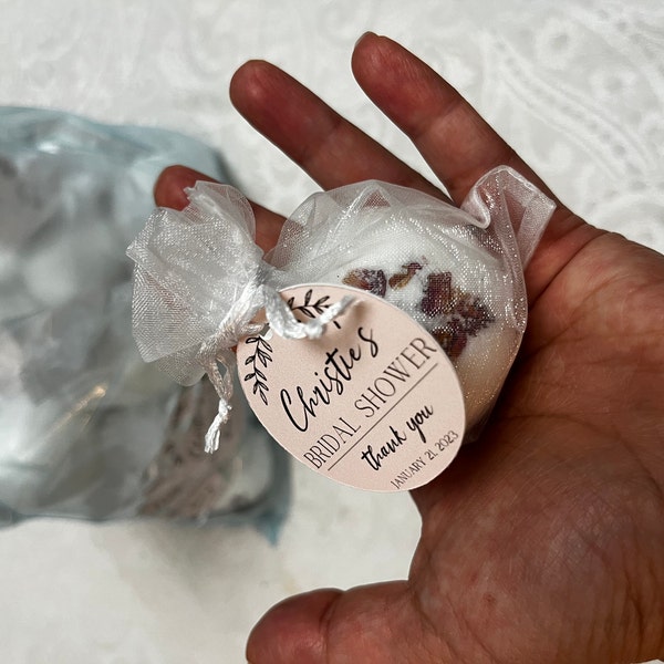 Bridal Shower Bath Bomb Party Favors, Wedding Shower Favors, Assorted ...