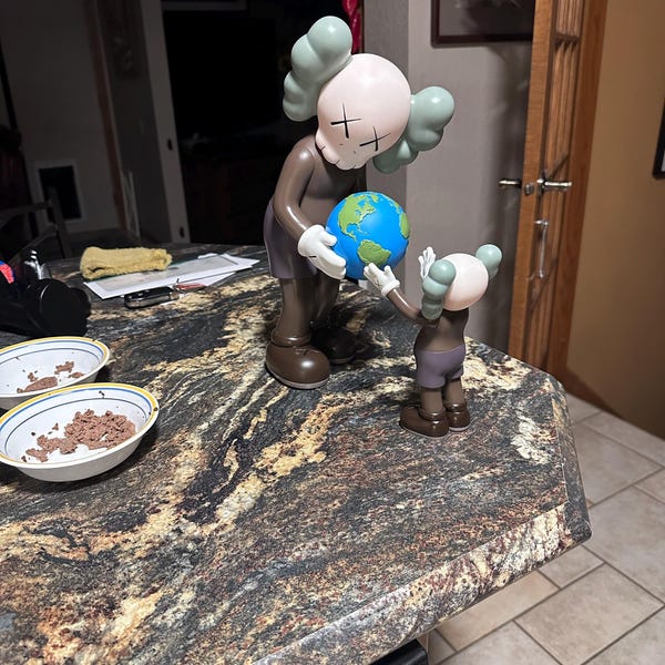 Inspired by KAWS 21in Statue Modern Art Decor,large Kaws Toy for Desk ...