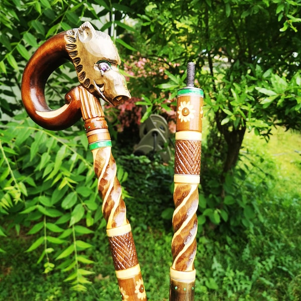 Set " CELTIC SNAKE " Unique Solid Bronze Finger Guard Bolster & Pommel ...