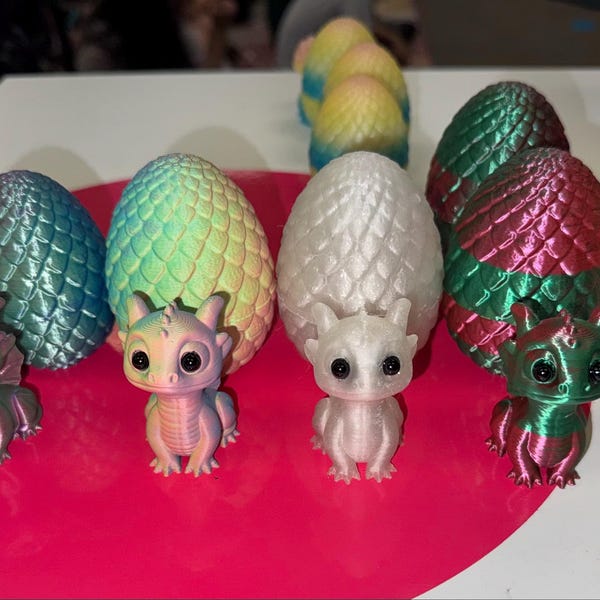 Giant Dragon Egg STL – 3D Printable Egg With Baby Dragon & Base - Etsy