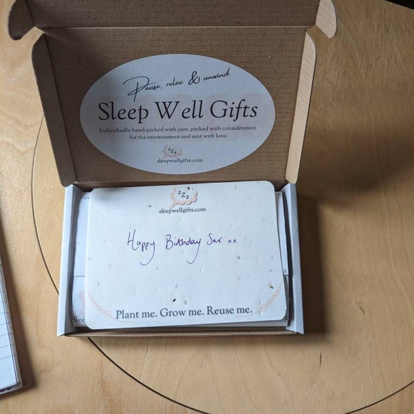 Sleep Well Gift Box /relaxation Pamper Box /wellbeing Letterbox Gift ...