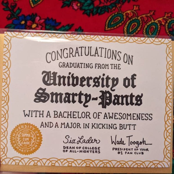 Congratulations Smarty-pants, Humor Grad Card, Graduation Card ...