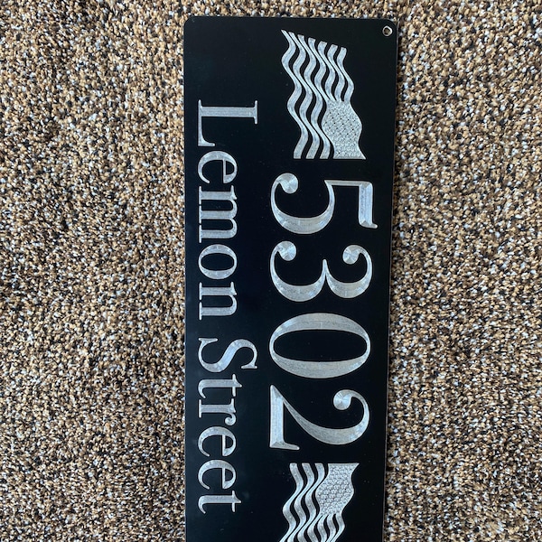 NC North Carolina State License Plate Car Tag Diamond Etched on Black ...