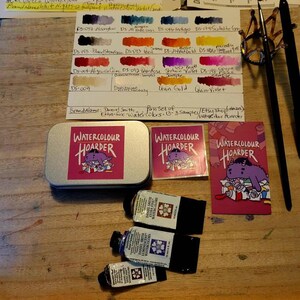 Japanese Artist Grade Watercolor Paint Set Beginner Watercolor Set 12 ...