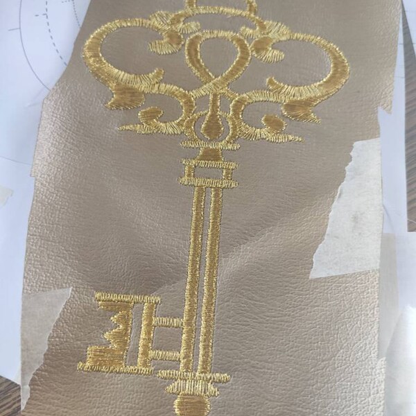 Vintage Key Machine Embroidery Design Instant Download Key 3 Sizes 8 ...