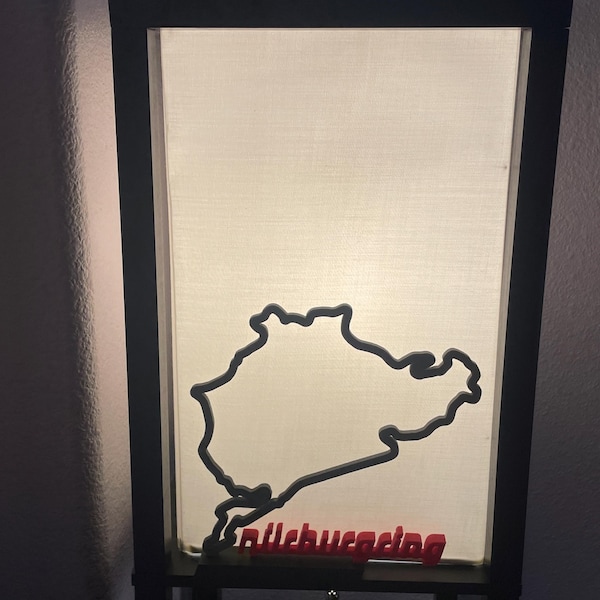 Nurburgring Desk Art Sculpture | Free Standing Nürburgring Nordschleife ...