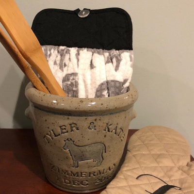 Personalized Stoneware Crock - Etsy