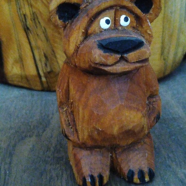 Hand Carved Bears - Etsy