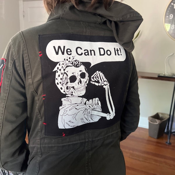We Can Do It Back Patch | Sew on Patches for Jackets | Vintage Punk ...