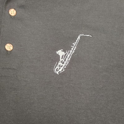 Saxophone Machine Embroidery Design Musical Instrument Jazz - Etsy
