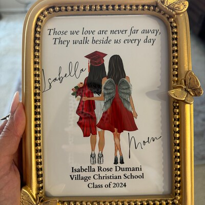 Graduation Memorial Keychain, Graduation Gift, Custom Graduation Gift ...